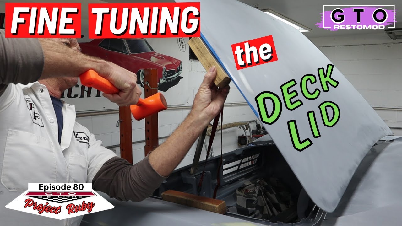 GTO Deck Lid Fit Up and Adjustment - GTO RestoMod (Ep 80) - YouTube