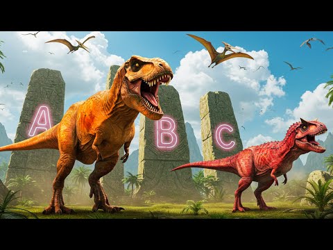 Dinosaur ABC Song for Toddlers | Learn the Alphabet with Real Dinosaurs!