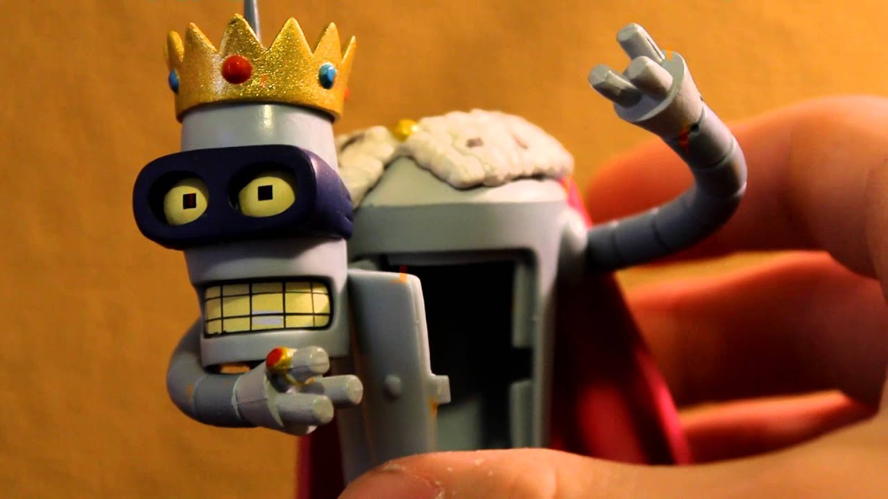 CGR Toys - FUTURAMA SUPER KING! (Bender) Figure Review - YouTube