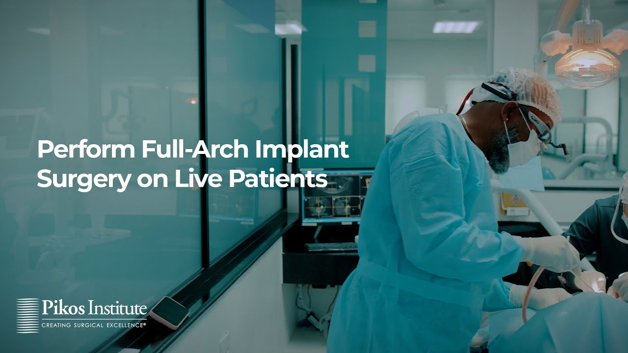 Full Arch Live Surgery Course with the Pikos Institute - YouTube