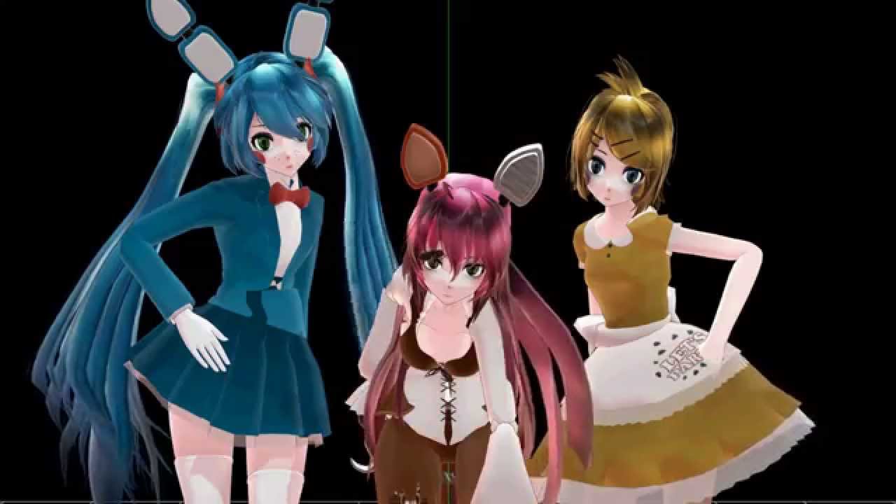 [MMD French] Work In Progress (FNAM) - You are pirate - YouTube