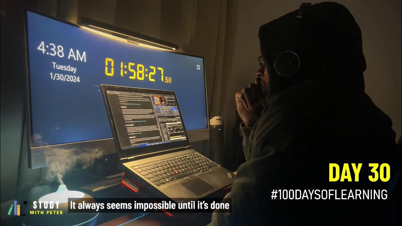 2HRS Study With Me - #100daysoflearning - DAY 30 #studywithpeter - YouTube