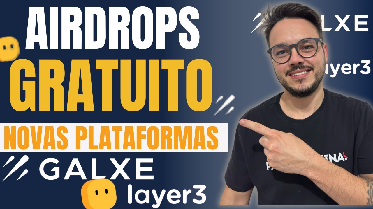 Plataformas de Airdrop Cripto Gratuito - Galxe e Layer3 - YouTube