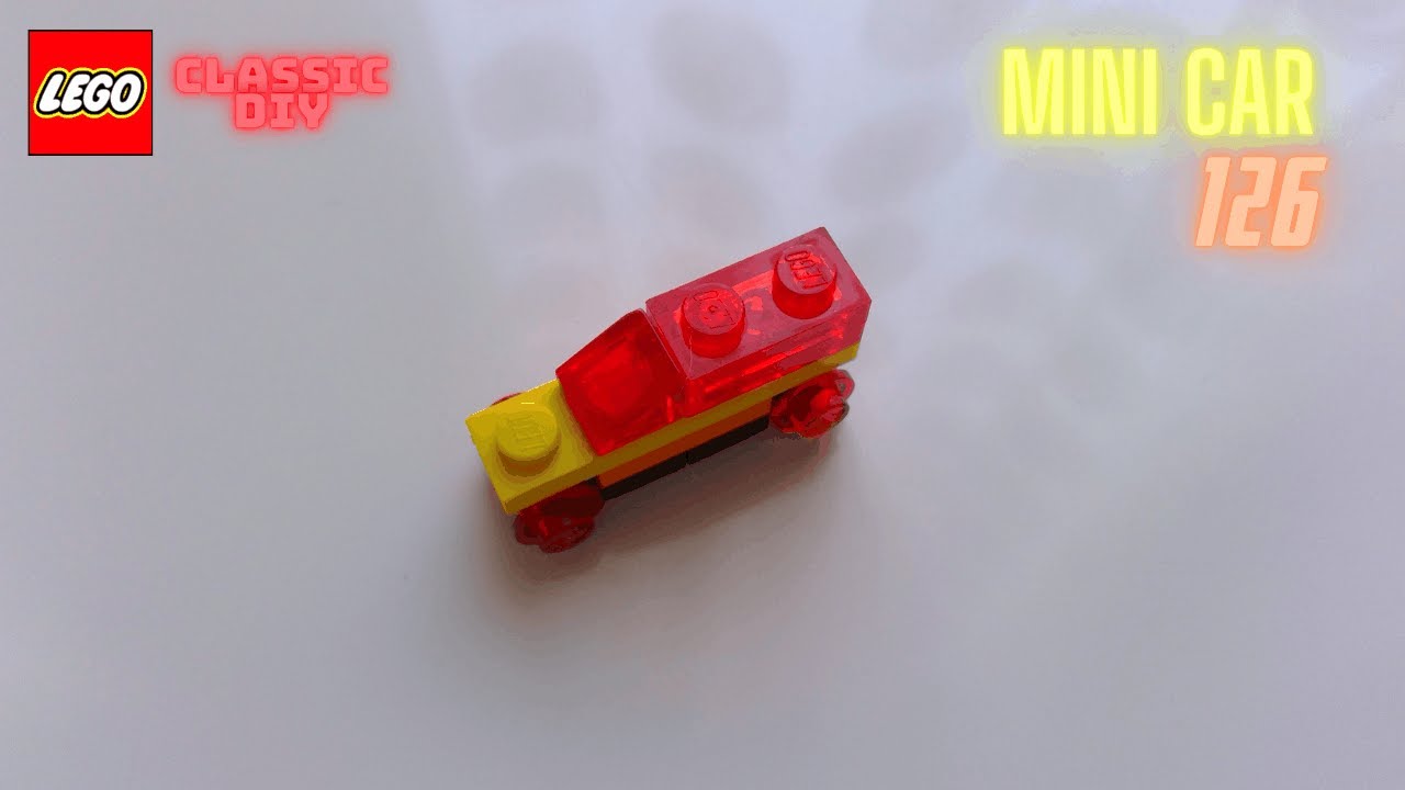 Lego Classic DIY Mini Car Building Instructions 126 - YouTube
