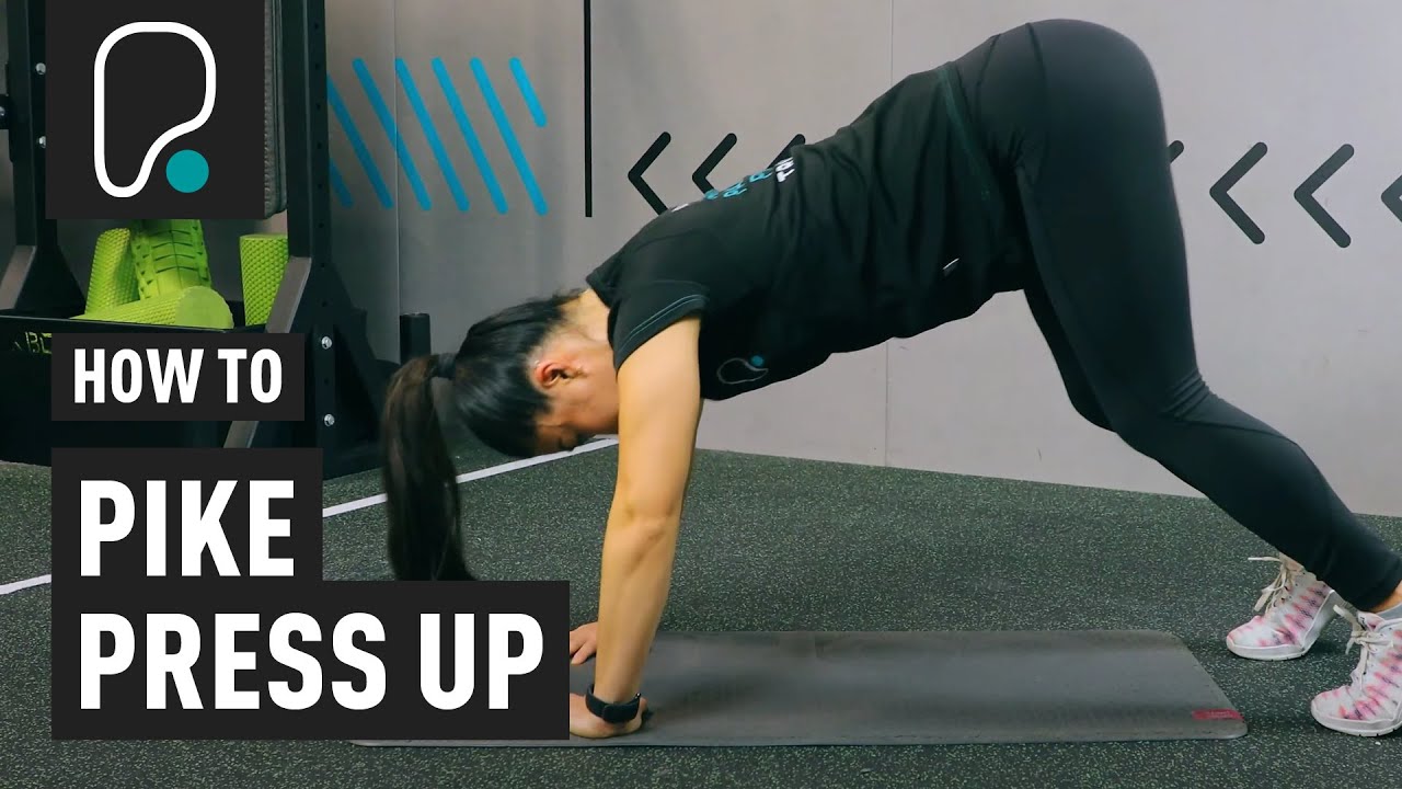 How To Do A Pike Push up - YouTube