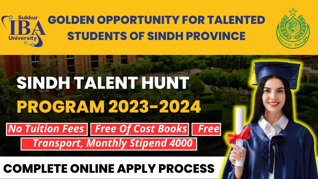 How To Apply For STHP 2024 | Sindh Talent Hunt Program 2024 | STHP ...