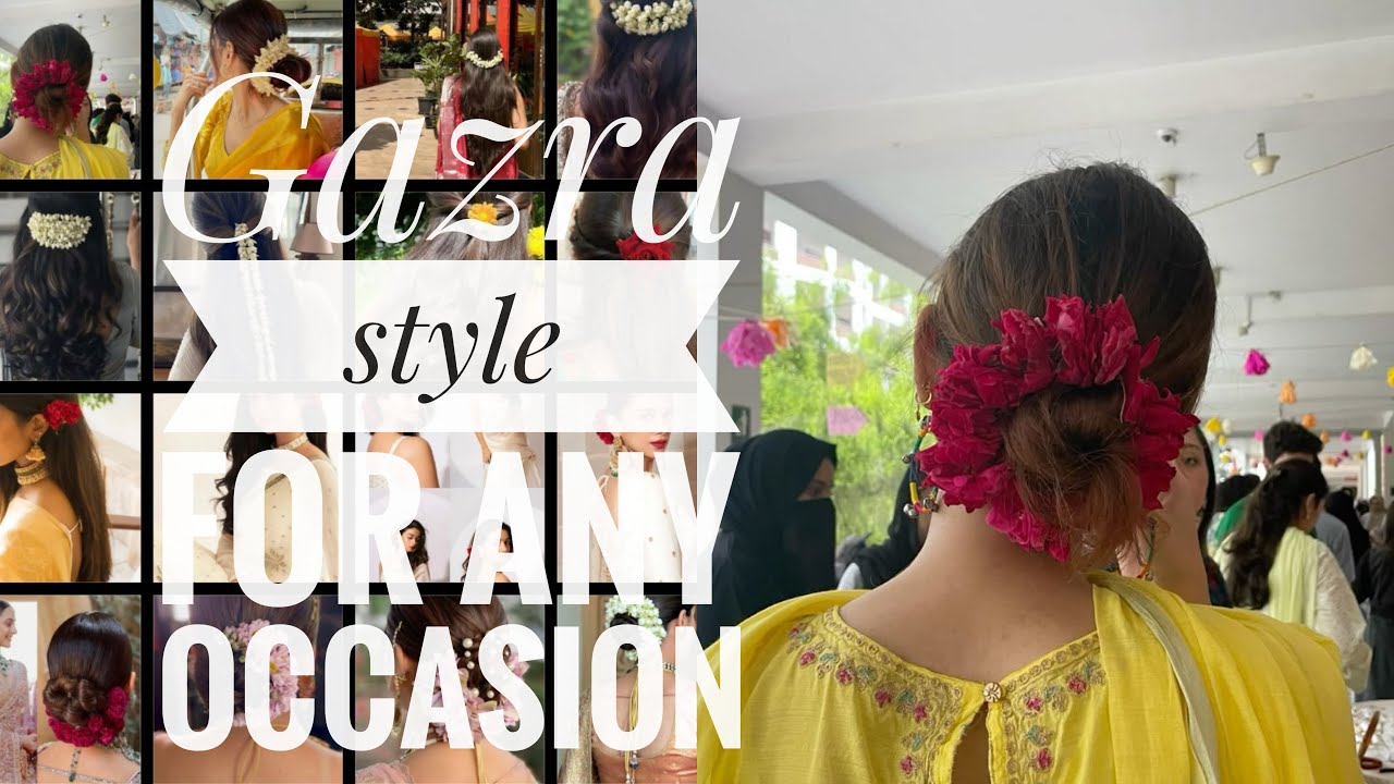 how to use Gajra // Gajra style for any occasio and open hair #gajra ...