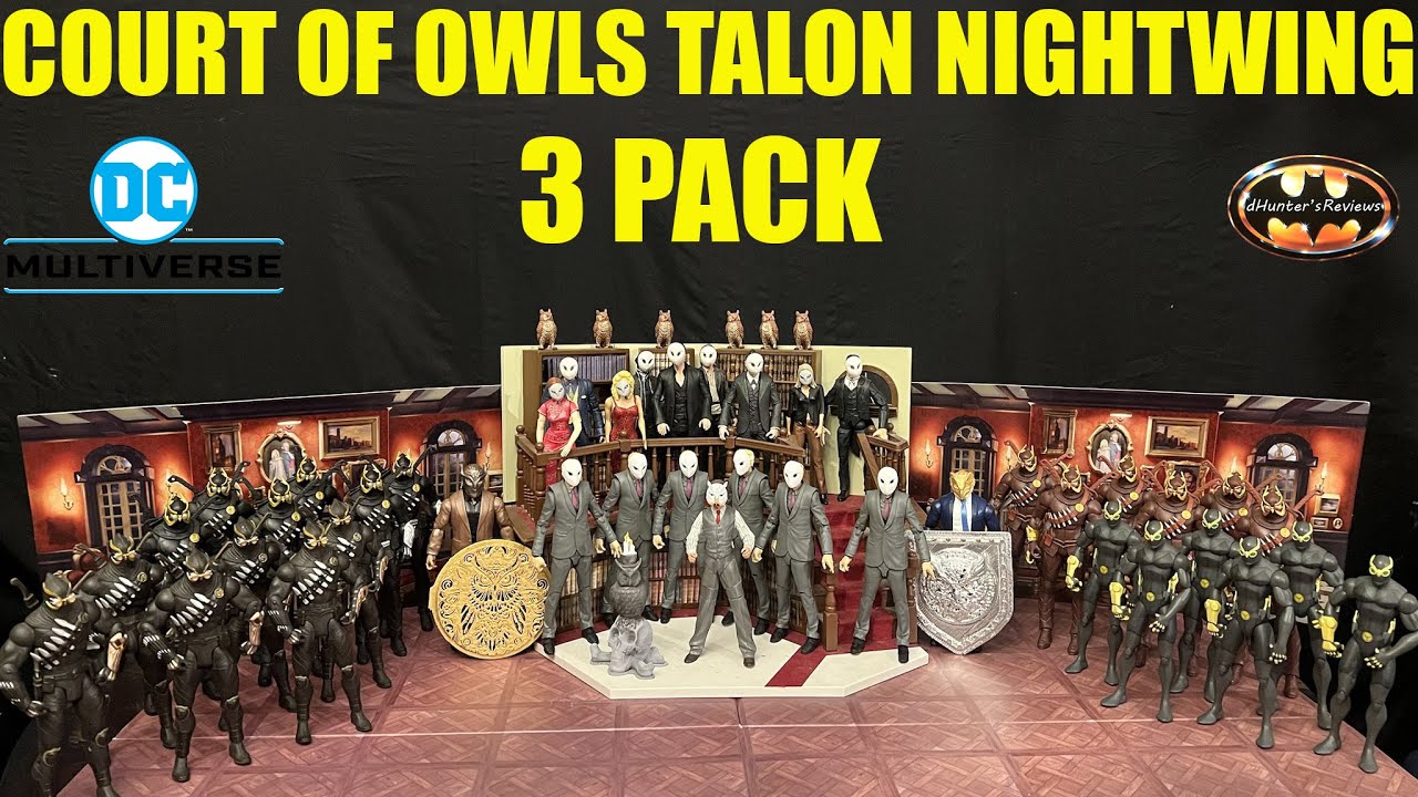 McFarlane DC Multiverse Court of Owls 3 Pack Nightwing Talon Court ...