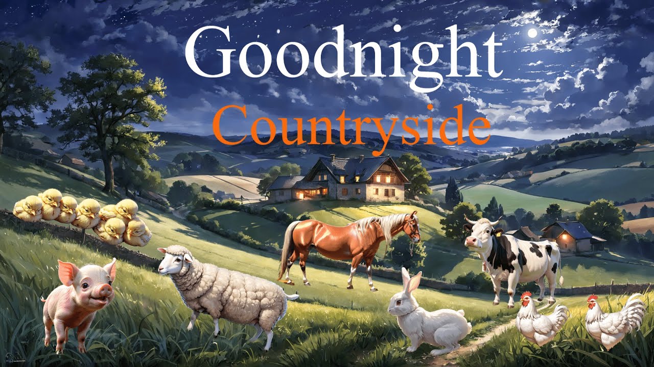 Goodnight Countryside 🌳 | Calming Bedtime Story for Babies and Toddlers ...