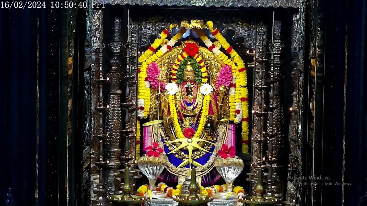 Shree Mahalasa Narayani Mahalasa Alankar & Madhyanh Aarti 16th February ...