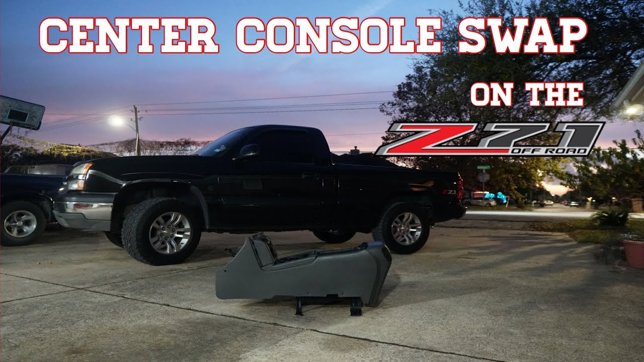 Center Console Swap on 03 Single Cab Silverado Z71 with manual 4x4 ...