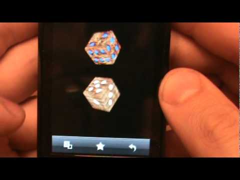 Simply Dice 3D :) in your pocket . Up to 6 dices. Works on all phones ...