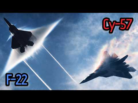 F-22 Раптор против Су-57 - главная дуэль ПЯТОГО поколения | F-22 и Су-57