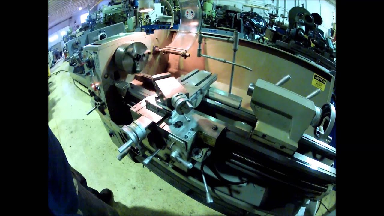 American Machine Tool 13" x 40" Turnmaster Lathe - YouTube