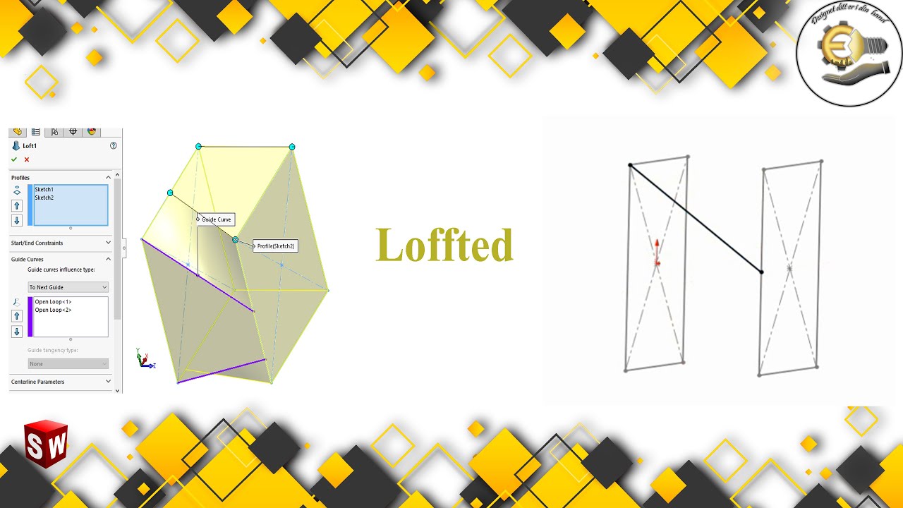 The best Lofte video in Solidworks tutorial in Solidworks (lofted ...