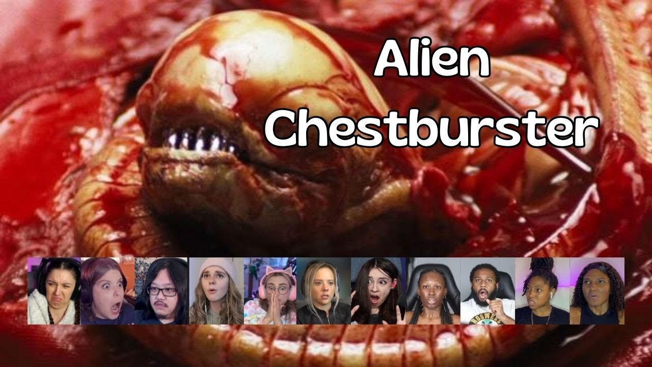 First Time Reacting to the Iconic Chestburster Scene | Alien (1979 ...