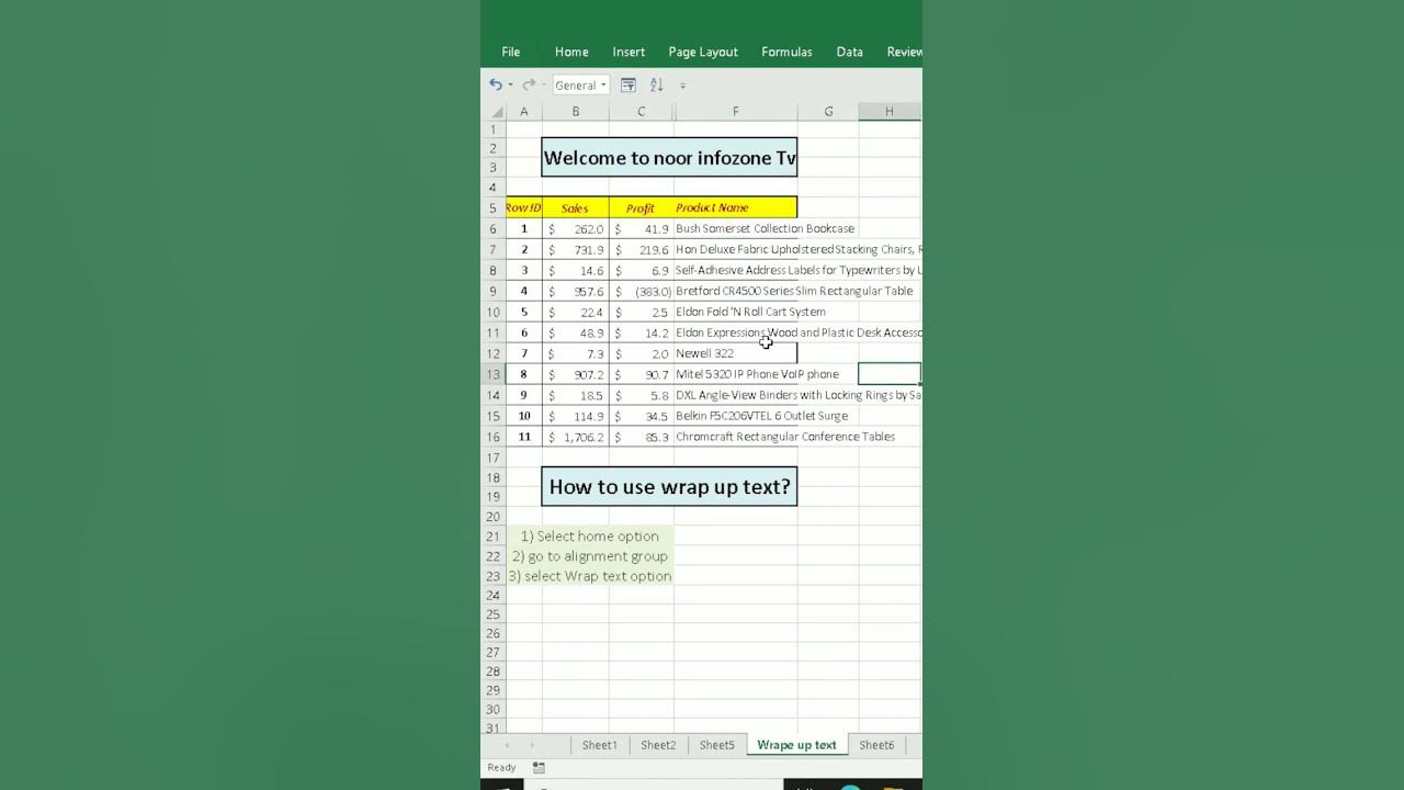 How To Wrap Up Text In Excel In Urdu youtubeshort excellifehacks how-to-wrap-up-text-in-excel-in-urdu-youtubeshort-excellifehacks