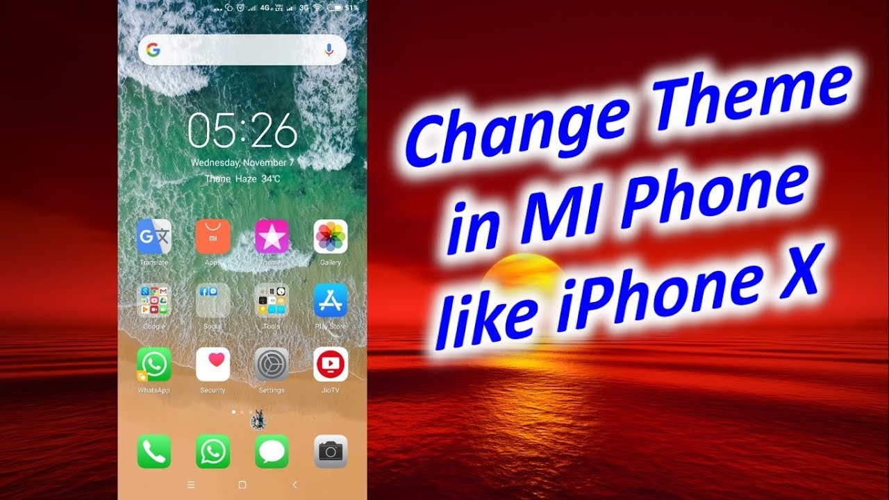 Make Your Xiaomi Phone Look Exactly Like iPhone X । MI Redmi Tricks ...