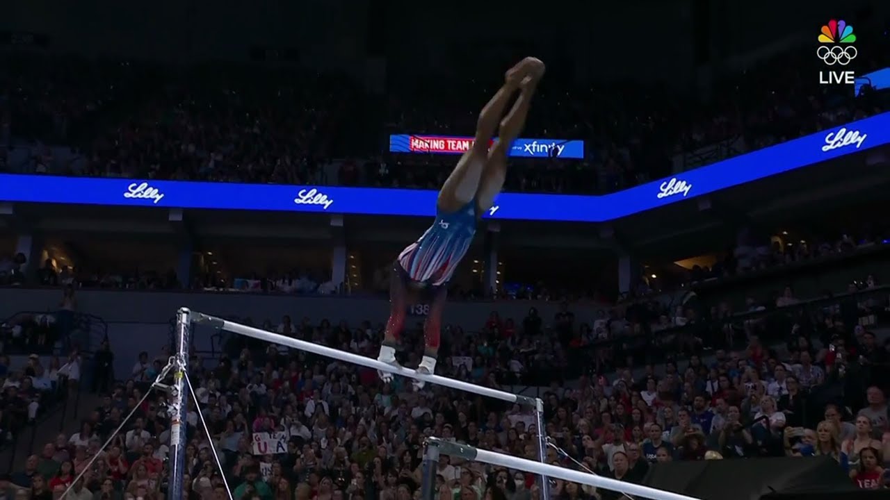 Simone Biles Vault & Uneven Bars Routines at US Olympic Trials (June 30 ...
