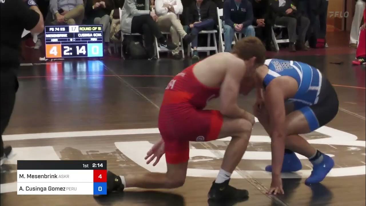 74 Kg Round Of 16 - Mitchell Mesenbrink, Askren Wrestling Academy Vs Alexander Matias Cusinga ...