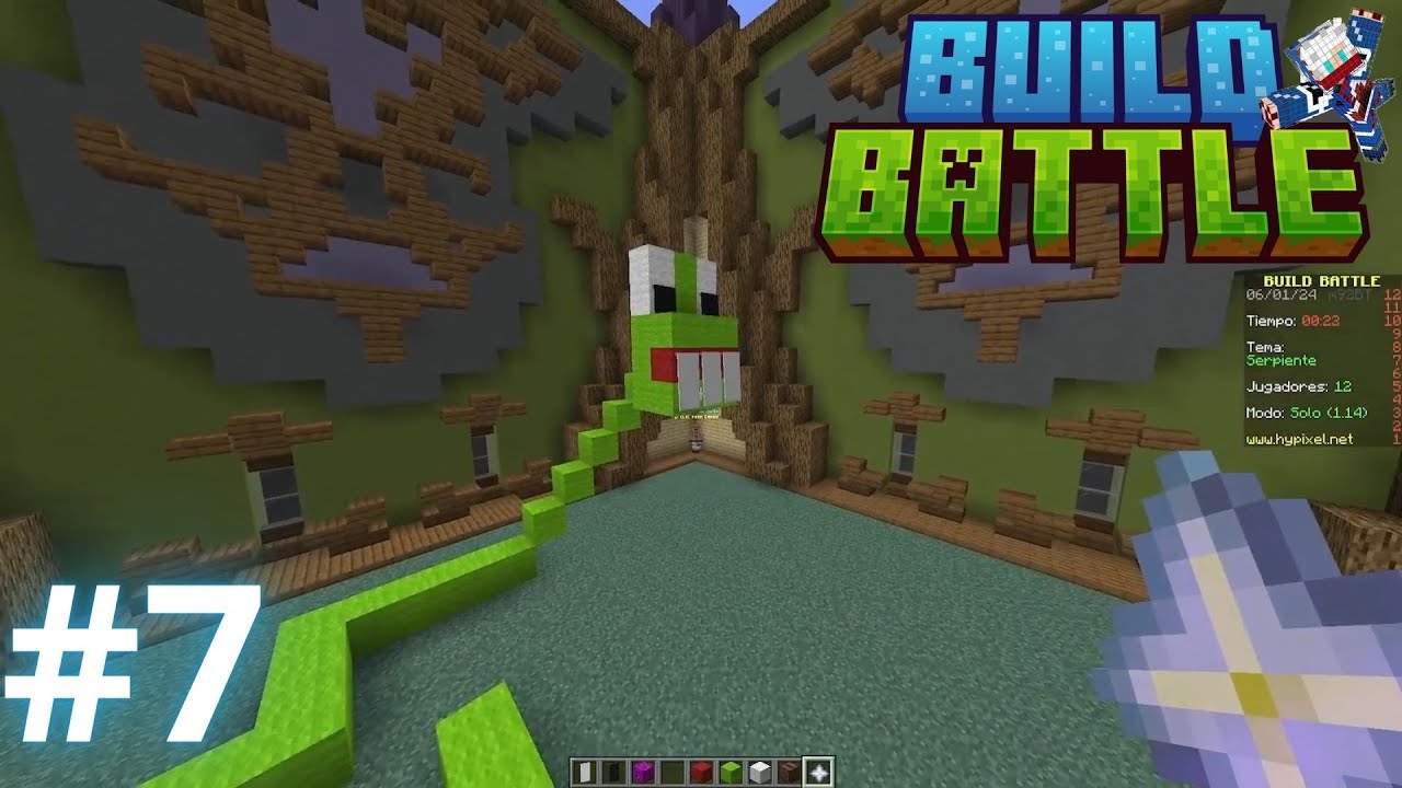 UNA SIMPLE SERPIENTE EN BUILD BATTLE - YouTube