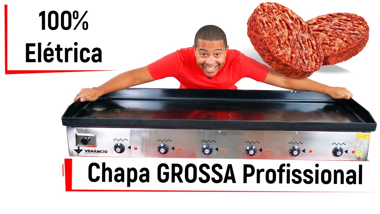 Chapa 100% elétrica | Profissional Deguste - YouTube