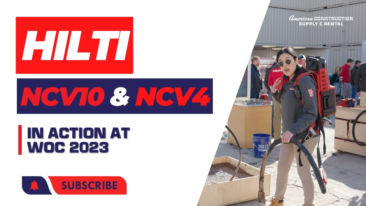 The NEW Hilti NCV10 and NCV4 - YouTube