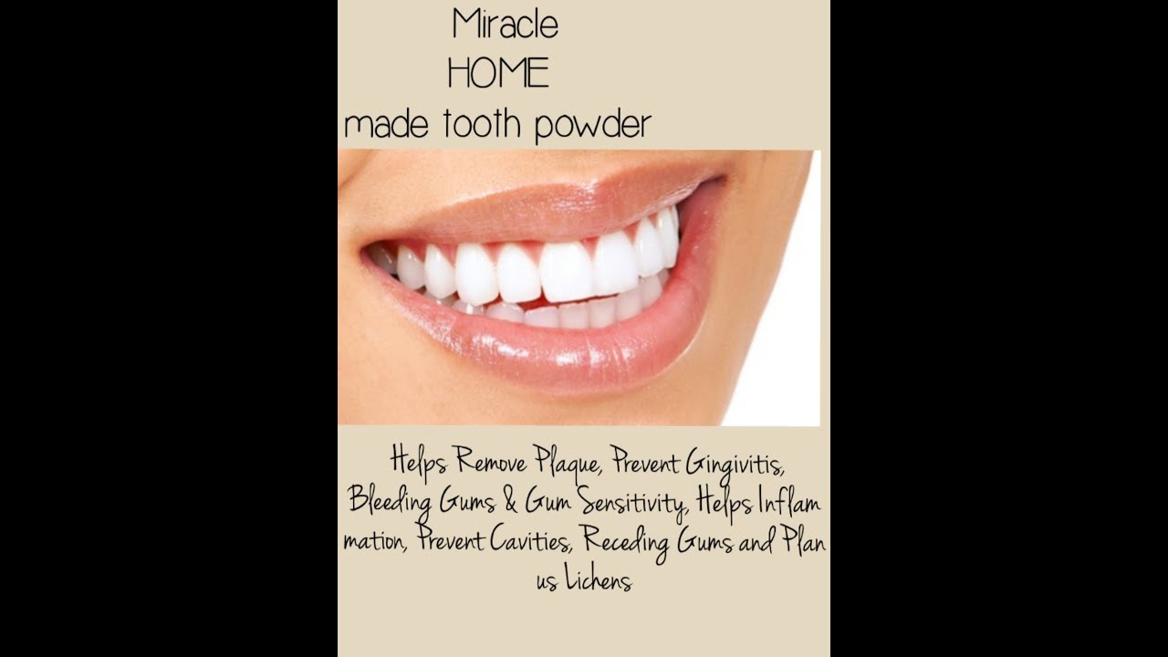 Tooth Powder, Miracle Home Made tooth powder بودرة الأسنان, - YouTube