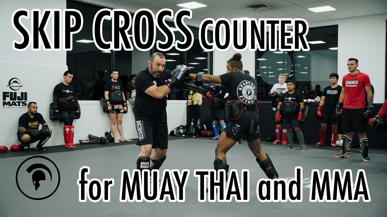 Skip Cross Counter for Muay Thai and MMA - YouTube
