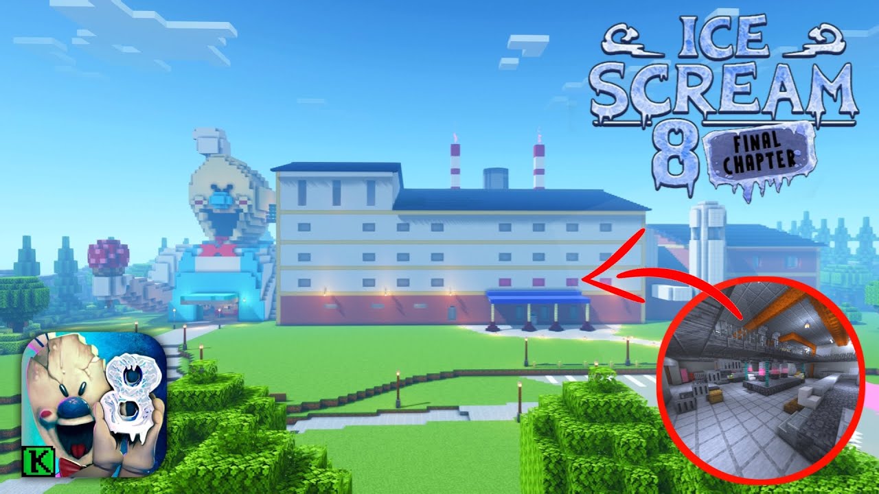 ICE SCREAM 8 UPDATE EXTRACTION ROOM IN MINECRAFT - YouTube
