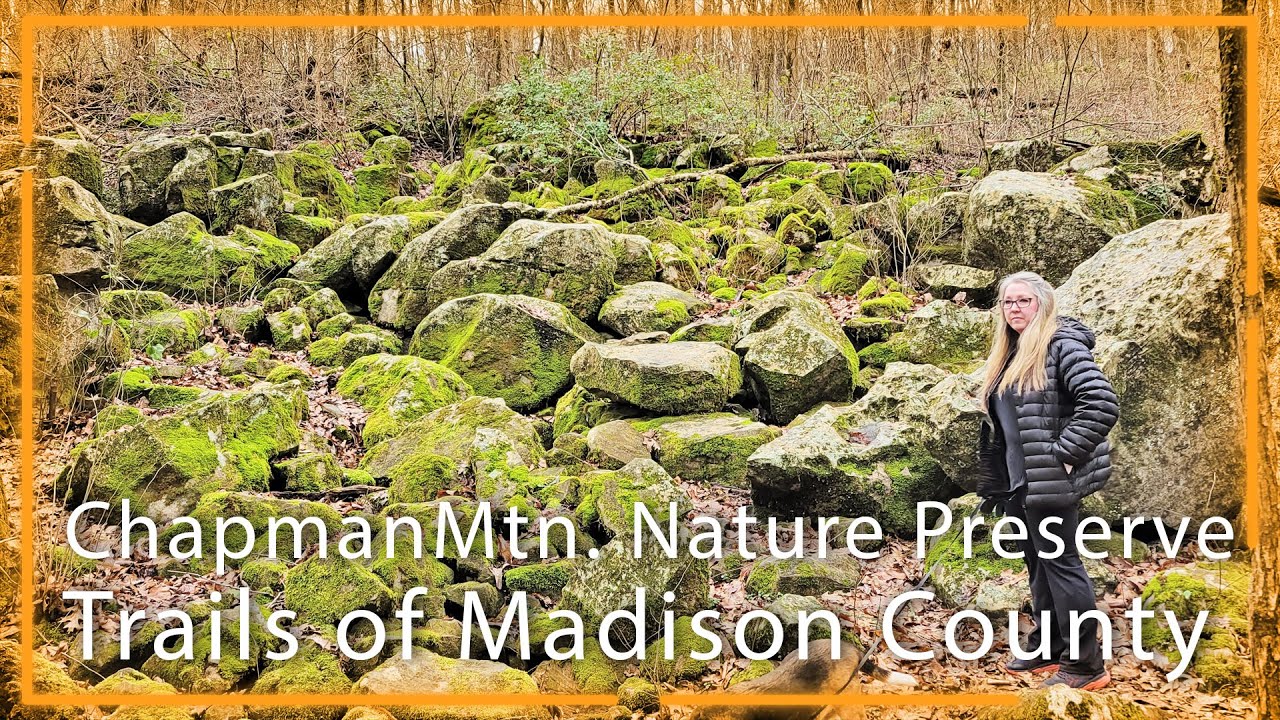 Hiking Chapman Mountain Nature Preserve on a cold winter's day/ Land ...