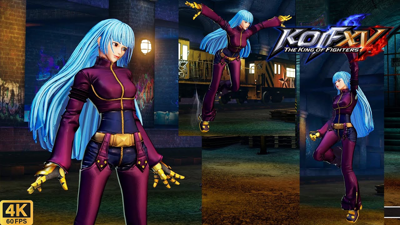 KOF XV | Kula 💥 Kula (mirror match) | Kula classic costume mod | CPU vs ...