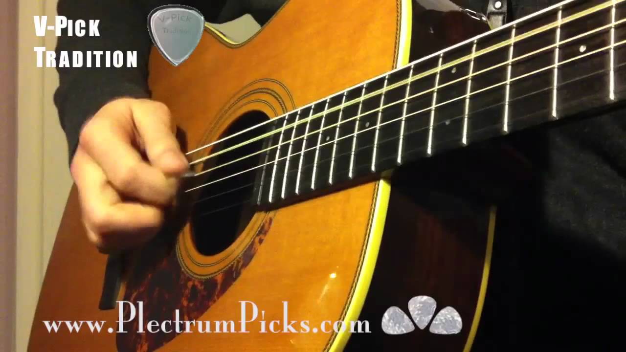 V-Picks vs. Dunlop 351 Guitar Plectrum Review.mov - YouTube