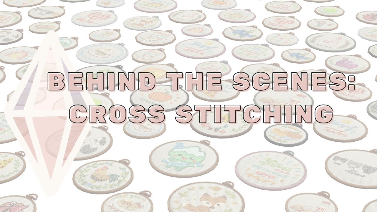 Cross Stitch & Crafting in The Sims 4 - YouTube