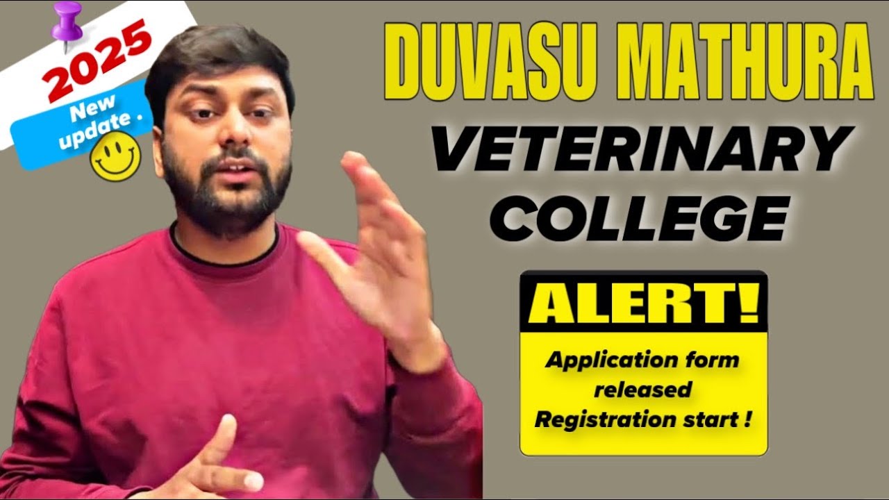 Application form released for admission in DUVASU mathura veterinary ...