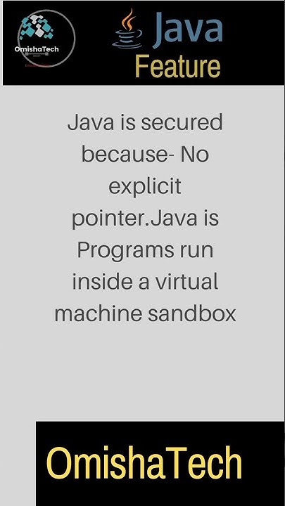 06 Feature Of Java Secured And Robust Shorts Rpscprogrammer Programmer Javalanguage Youtube
