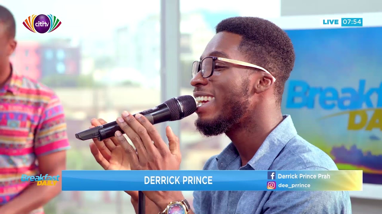 Derrick Prince performs on Breakfast Daily - YouTube