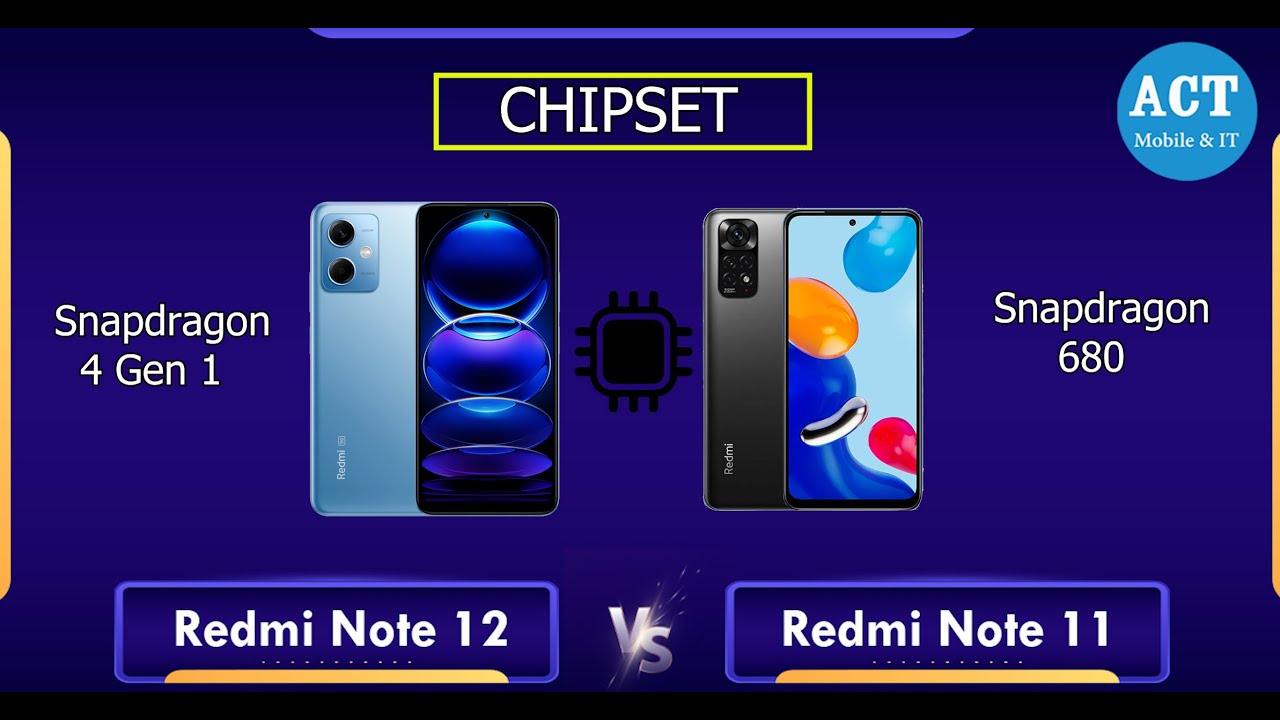 Redmi Note 11 Vs Redmi Note 12 (comparison) - YouTube