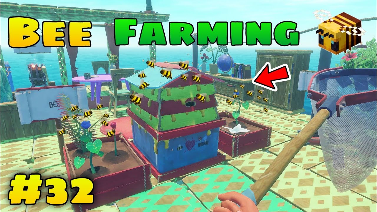 Time To Start Bee Framing | Raft Gameplay In Hindi By Cellzo | #32 ...