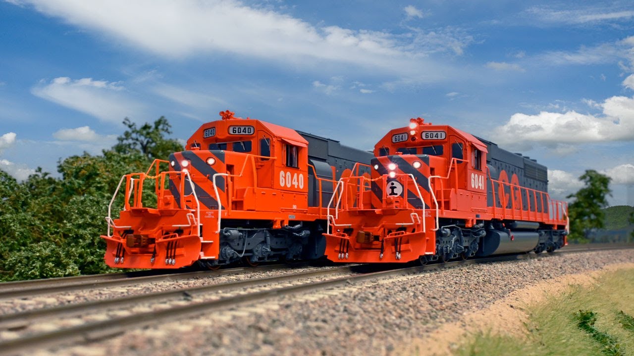 LIGHTS & SOUND: New ICG EMD SD40-2s with Oscitrol Lights - YouTube