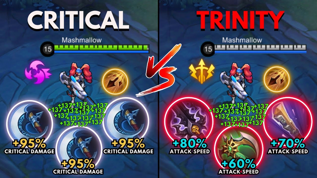 Layla Critical Build vs Layla Trinity Build - YouTube