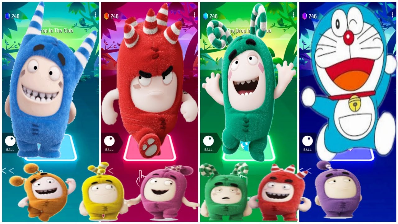 who is best G 🎯🎯 oddbods Pogo 🆚 oddbods fuse 🆚 oddbods zee 🆚 Doraemon ...