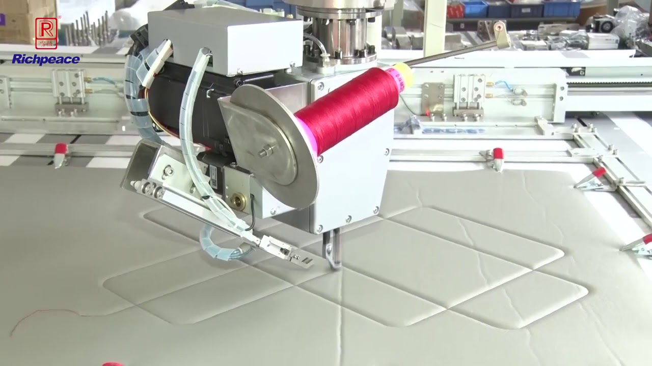Rotation Head CNC-Programmable Automatic Leather Sewing Machine for ...