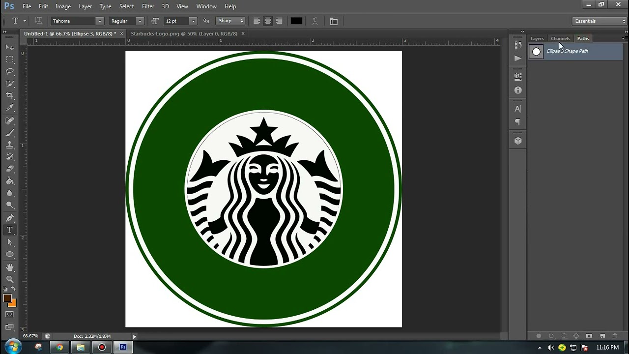 Blank Starbucks Logo