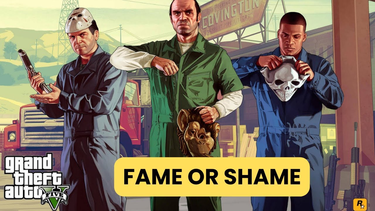 Grand Theft Auto V Gameplay Walkthrough No Commentary - Fame or Shame ...