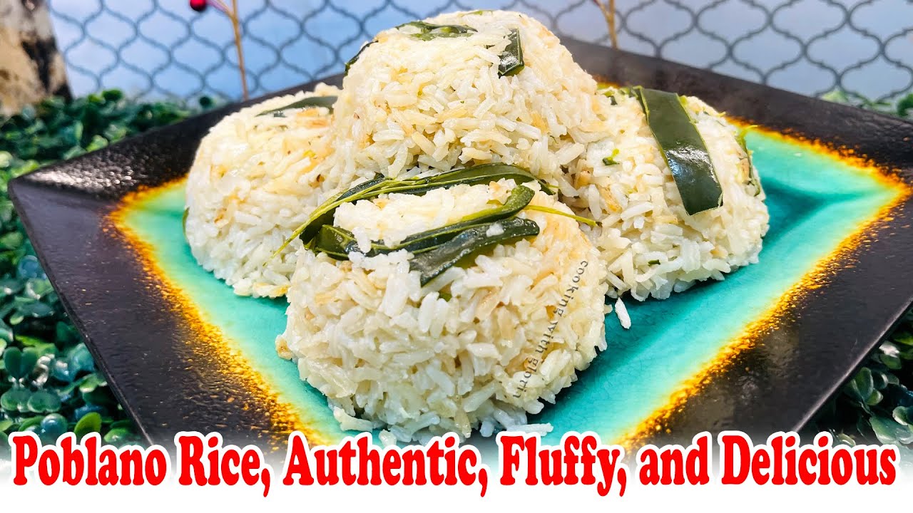 Poblano Rice, Authentic, Fluffy, and Delicious - YouTube