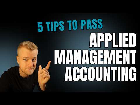 AAT Applied Management Accounting (AMAC) - 5 Tips to Pass Your Exam!