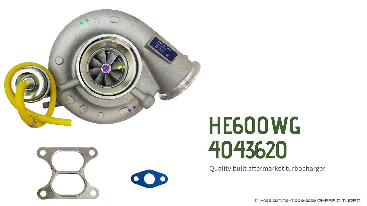 4043620 HE600WG Turbocharger 4090043 For 15L Cummins ISX2, ISX3 ...