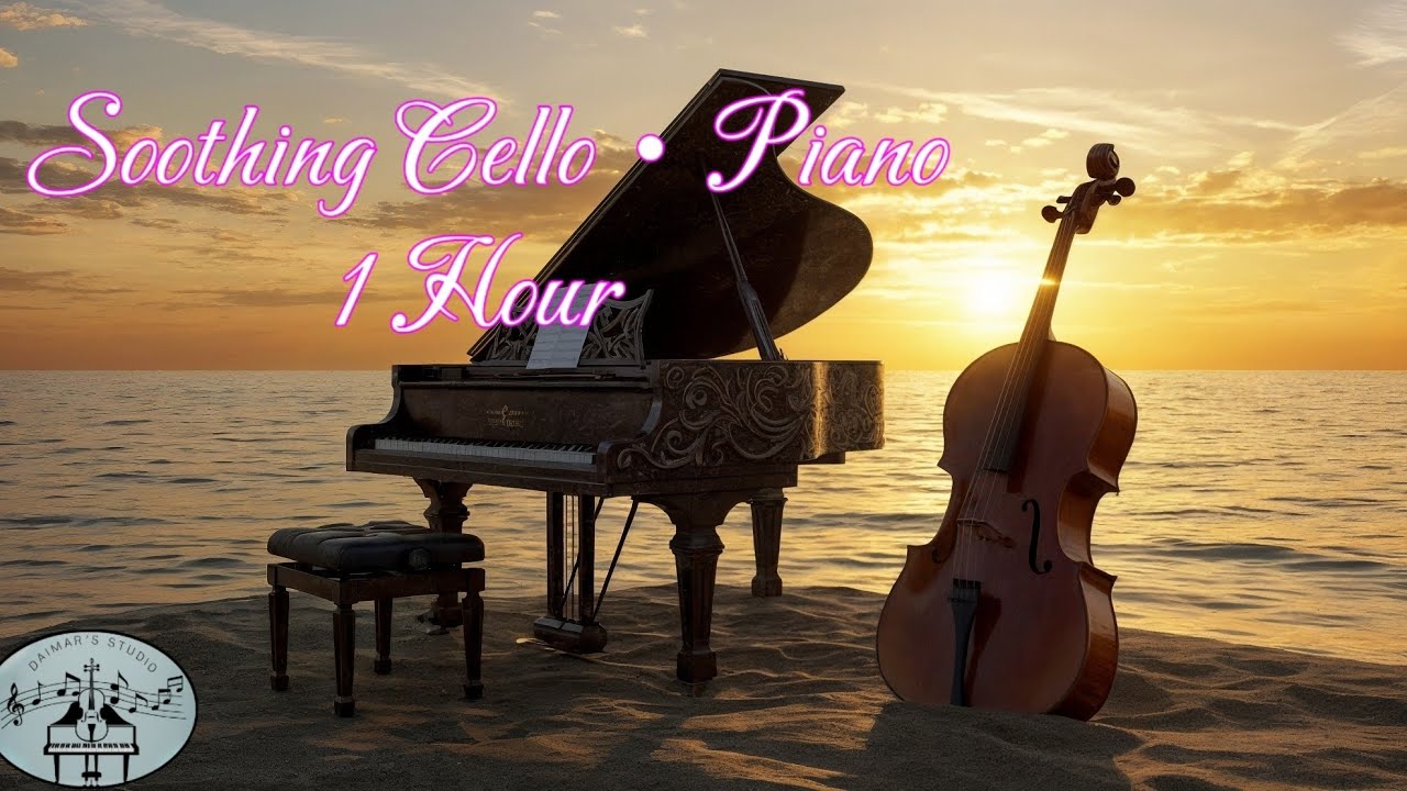 1 Hour Relaxing Cello & Piano Music | Sleep, Focus & Stress Relief ...