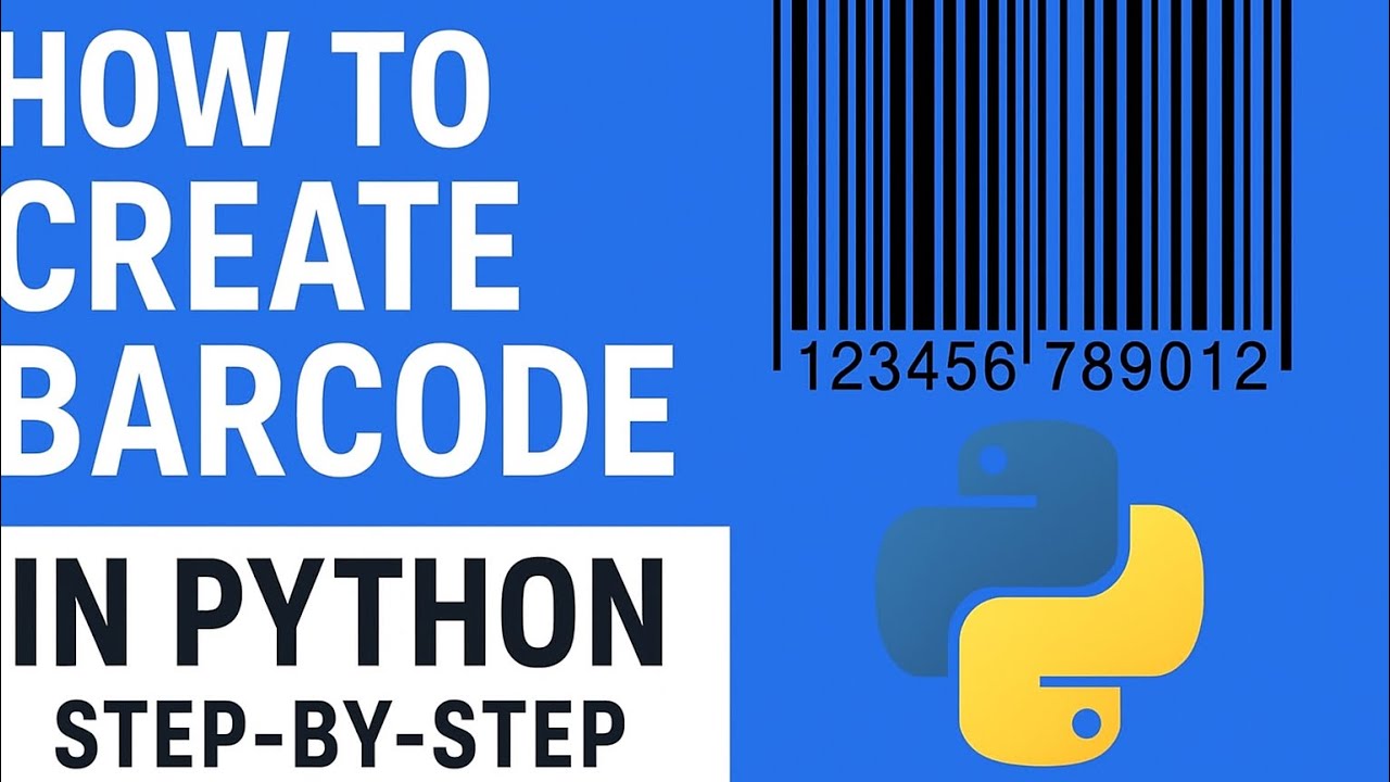 How to Create Barcodes in Python (Step-by-Step) - YouTube